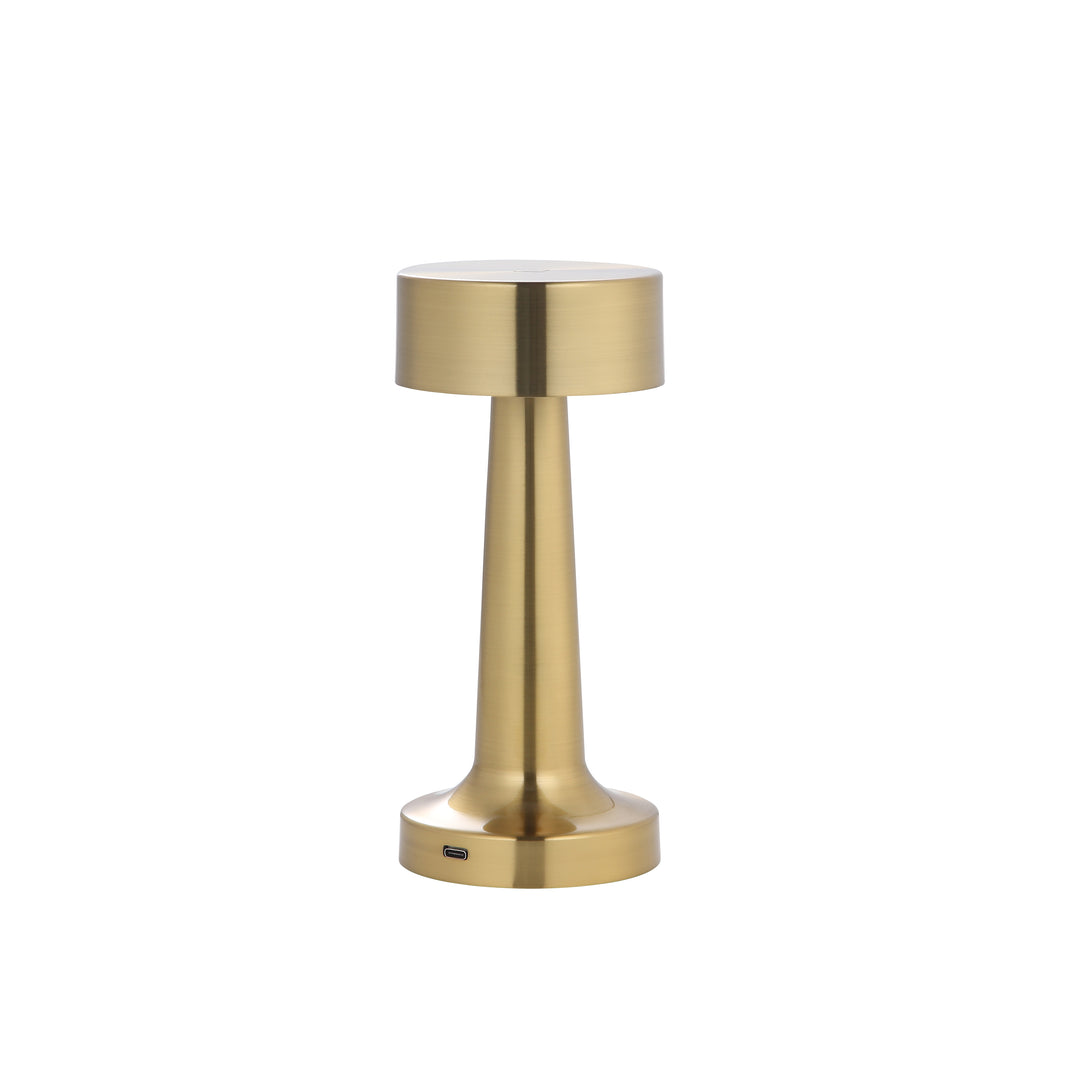 Verona LED Trådløs Bordlampe Messing – OutletLamper.dk