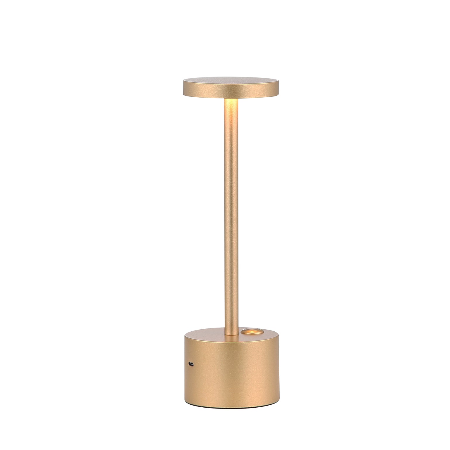 Bologna Mini LED Trådløs Bordlampe Messing – OutletLamper.dk