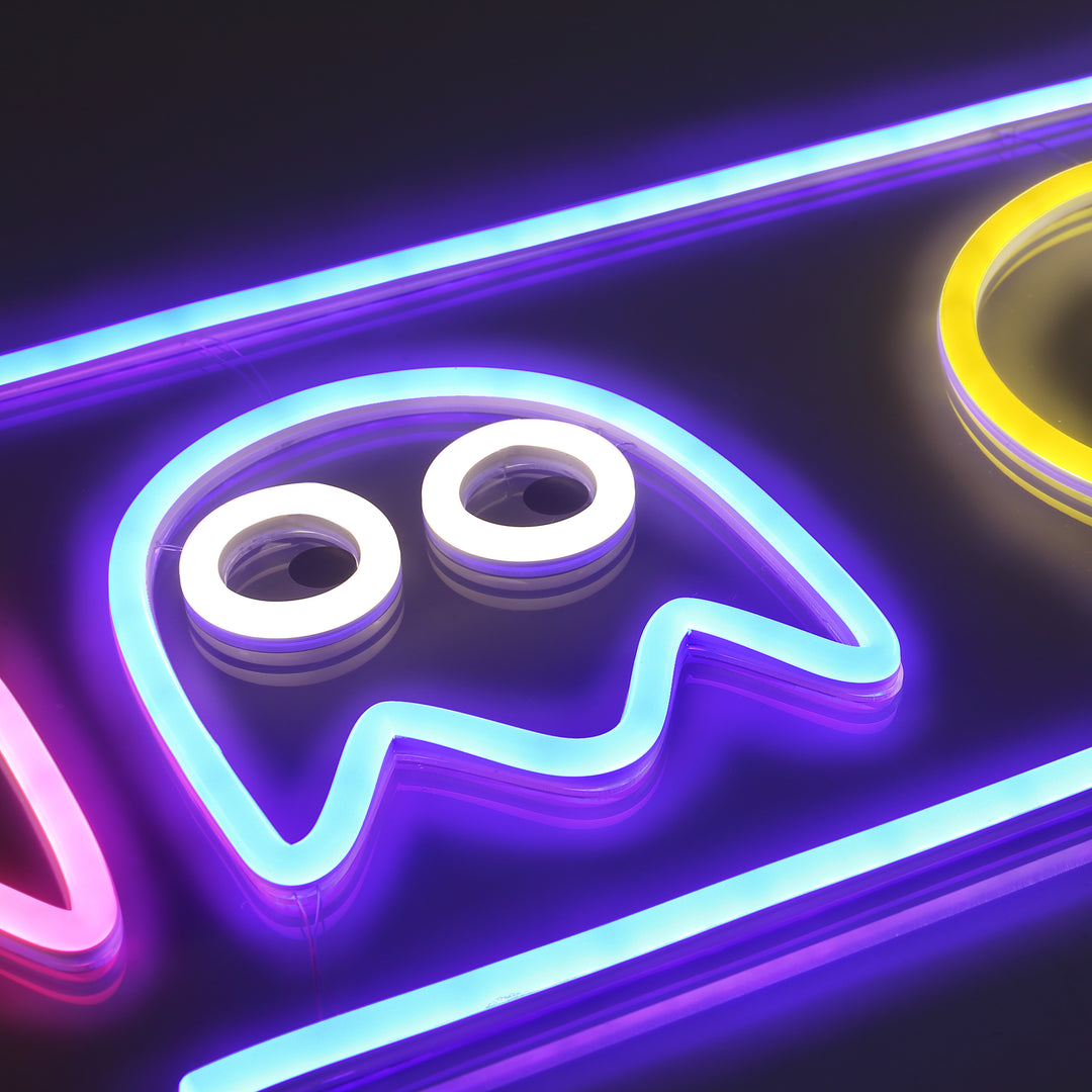 Pacman Neon Væglampe – OutletLamper.dk